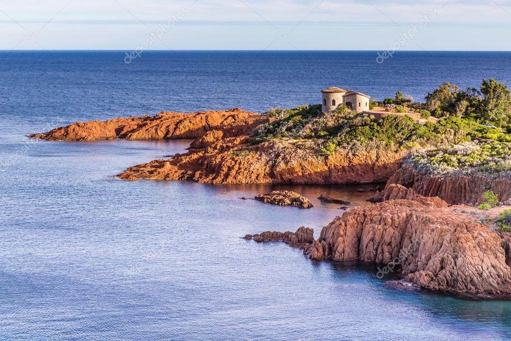 Red rocks of Esterel Massif-French Riviera,France Stock Photo by ©zm ...