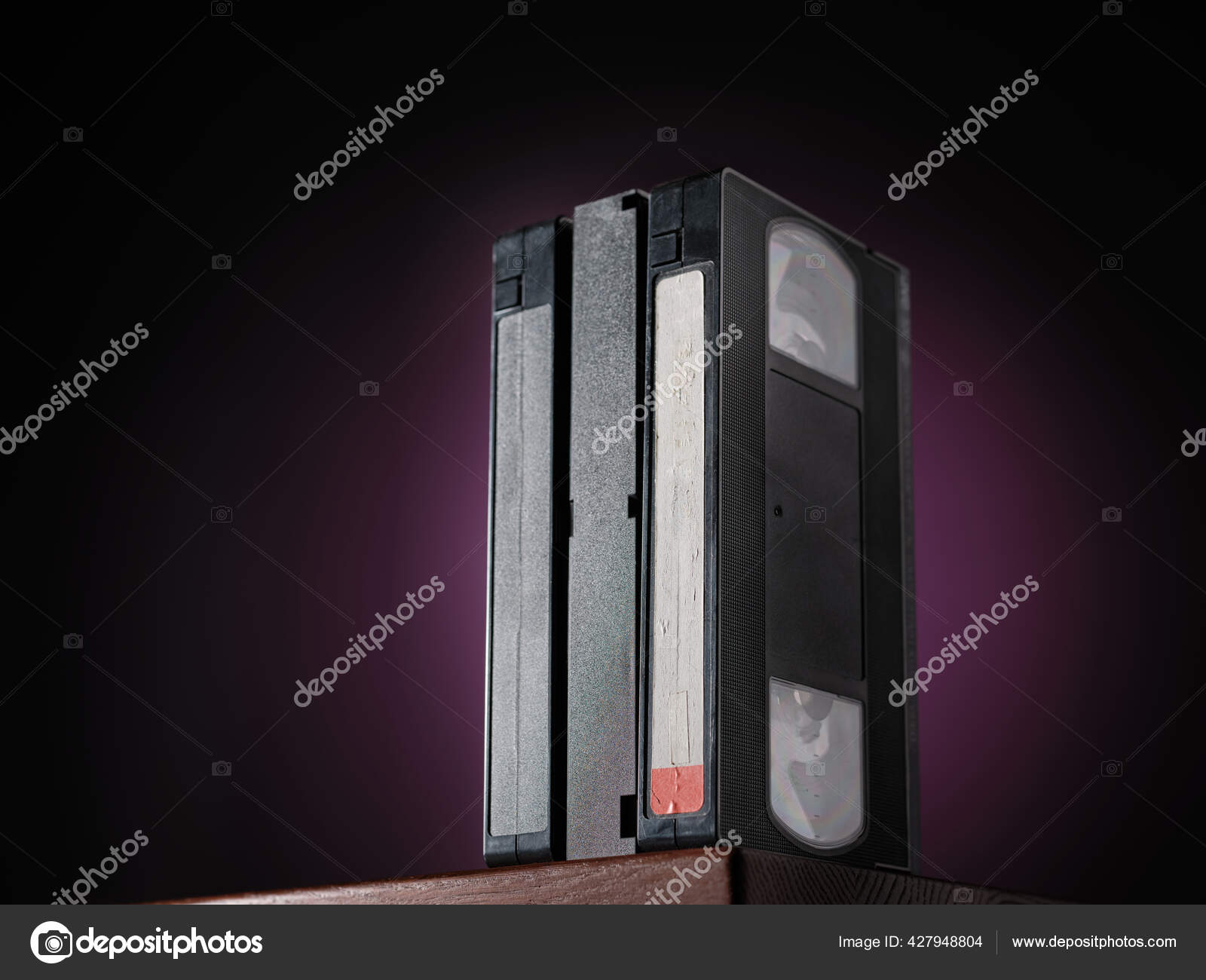 Vhs Videotapes Table Background Stock Photo by ©olegkrugllyak 427948804