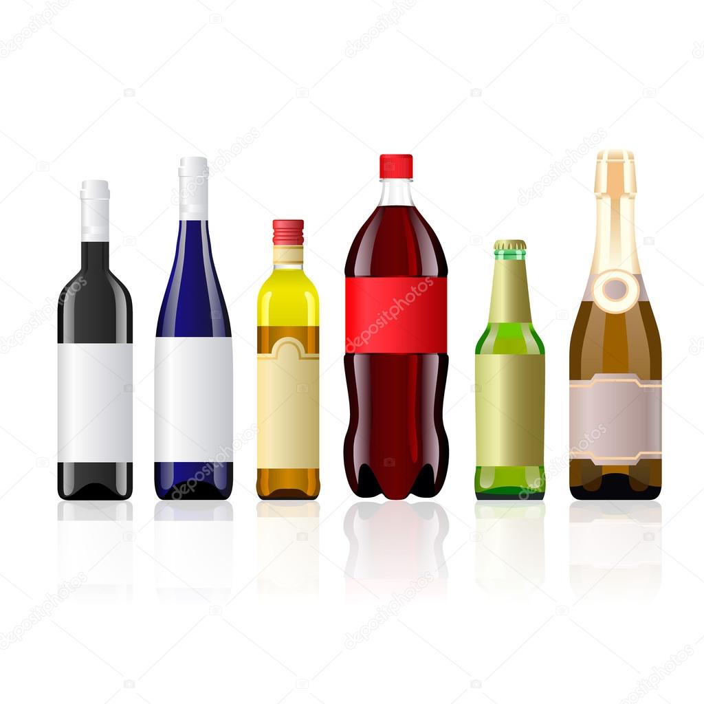 Conjunto de botellas Vector de stock #86639930 de ©meinlp_comm
