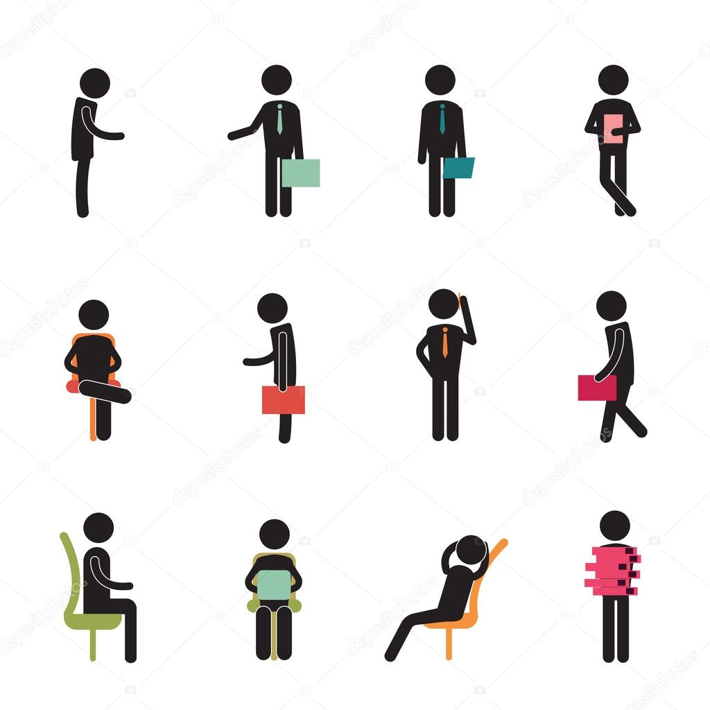 Empleados Vector de stock #56790425 de ©Chany1167