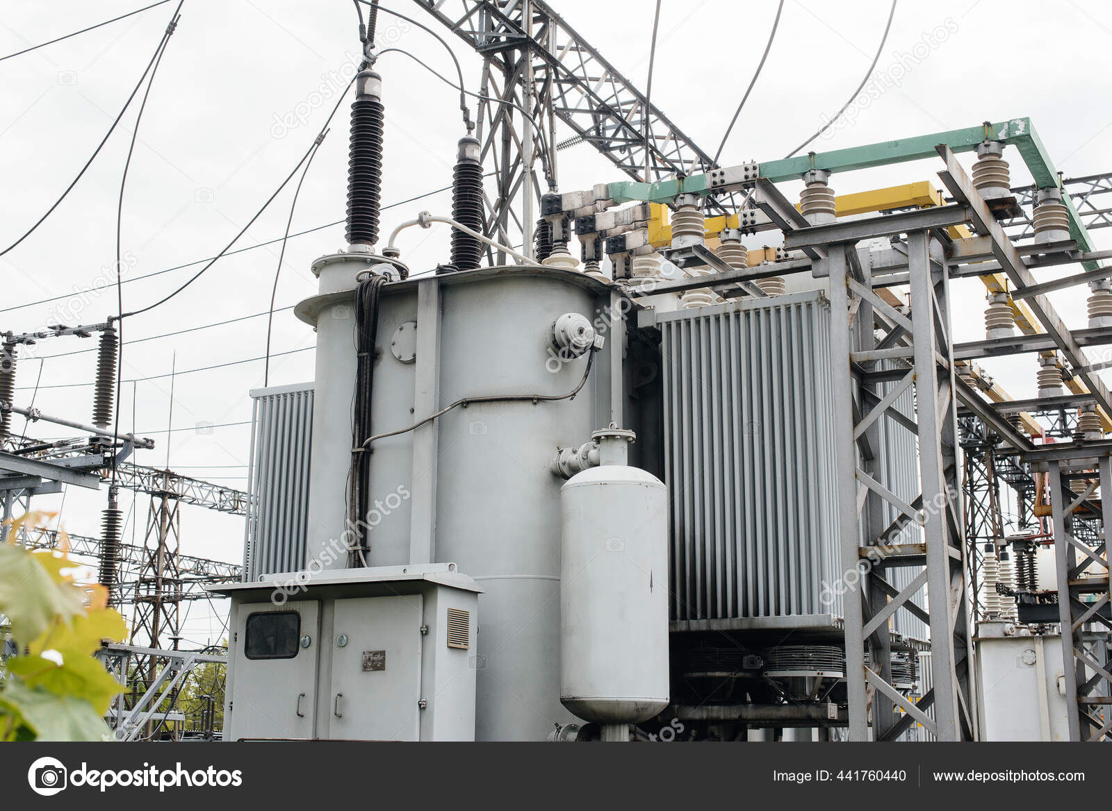 Power Transformer Electrical Substation Power Engineering Industry ...