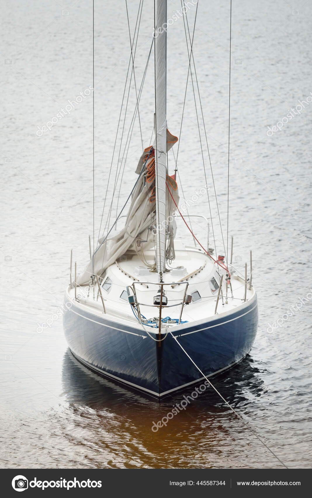 Blue Sloop Rigged Yacht Anchored Shallow Water Sandy Shore Top Stock ... Blue Sloop Rigged Yacht Anchored Shallow Water Sandy Shore Top Stock ...