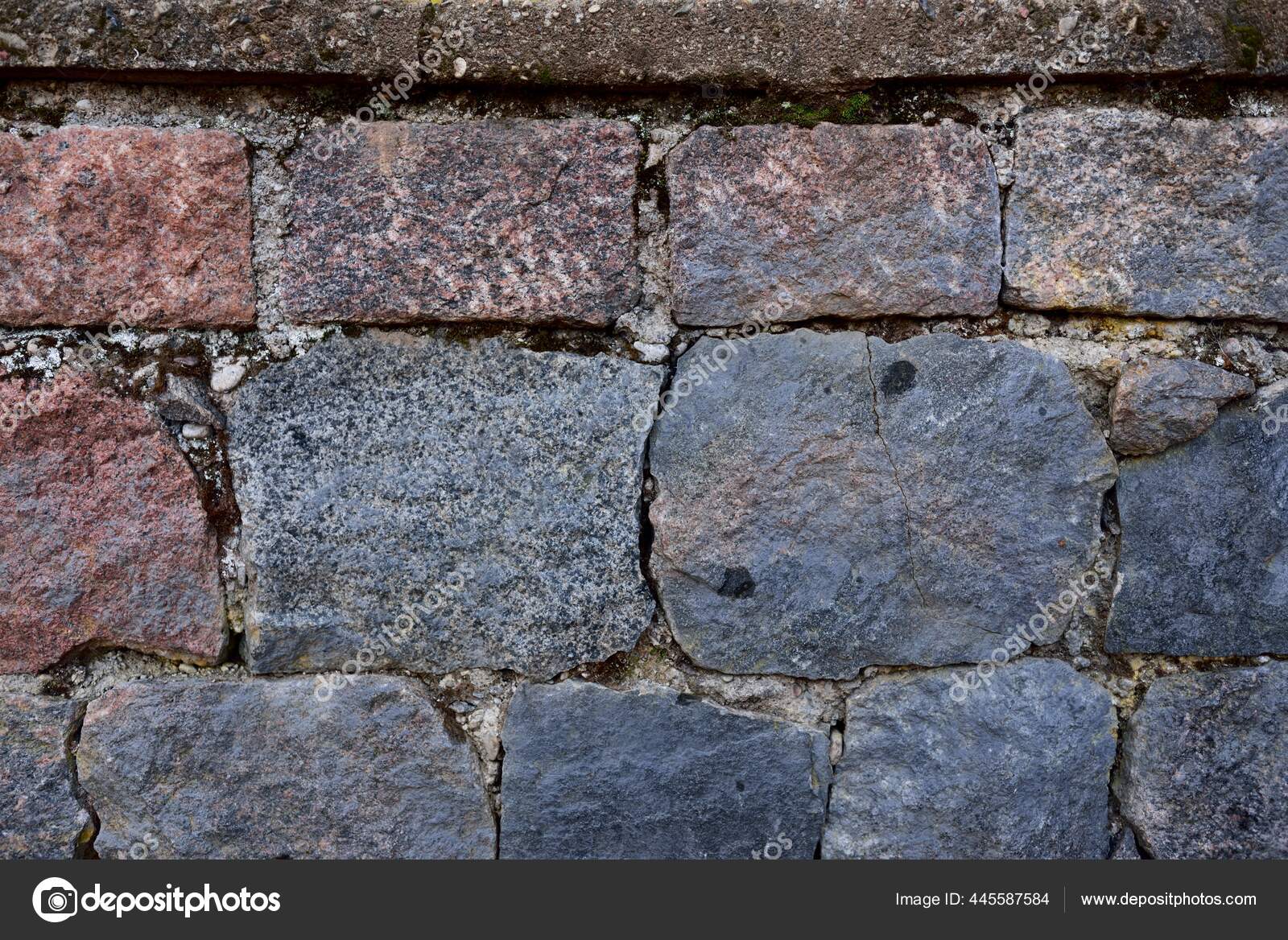 Dark Gray Stone Brick Wall Close Abstract Natural Pattern Texture Stock ...