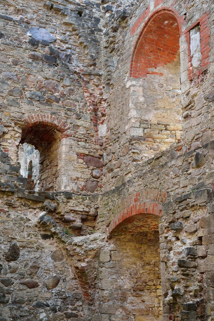 Stone wall in a castle Stock Photo by ©alex.stemmer 98082754