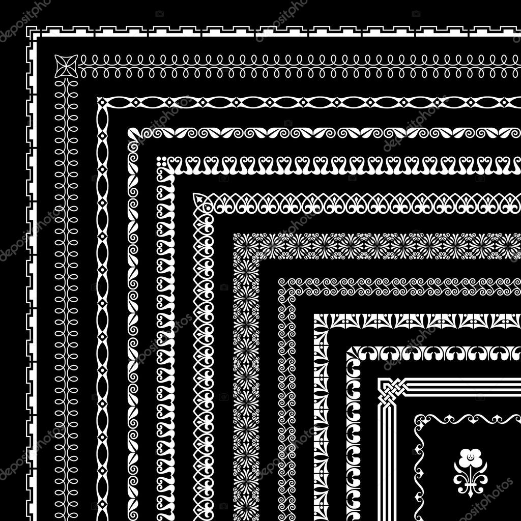 Black Corner Borders And Frames