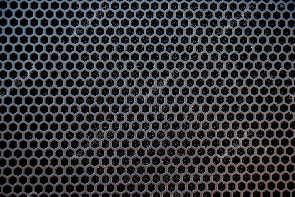 schwarz Lautsprecher Gitter Textur — Stockfoto © seksan44 #66249587