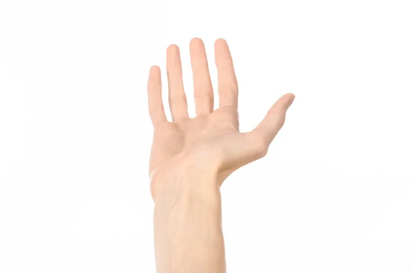 Gestures topic: human hand gestures showing first-person view isolated ...