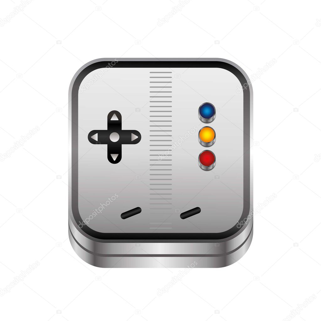 Game console - button Stock Vector Image by ©vectorfirst #105606876