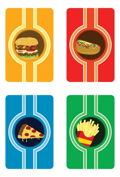 Fast food pack Vector Art Stock Images | Depositphotos