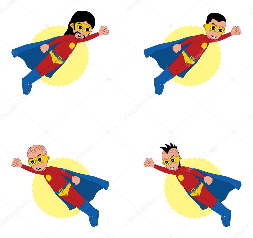 Etiqueta de superhéroe valiente Vector de stock por ©vectorfirst 110355130