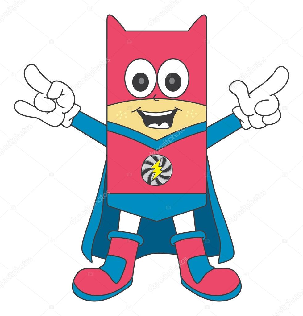 Etiqueta de superhéroe valiente Vector de stock #110359446 de ©vectorfirst