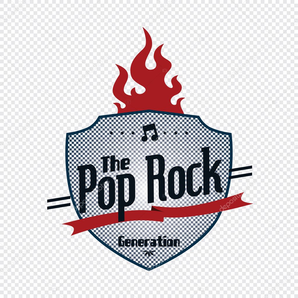 Pop rock label Stock Vector Image by ©vectorfirst #110359862