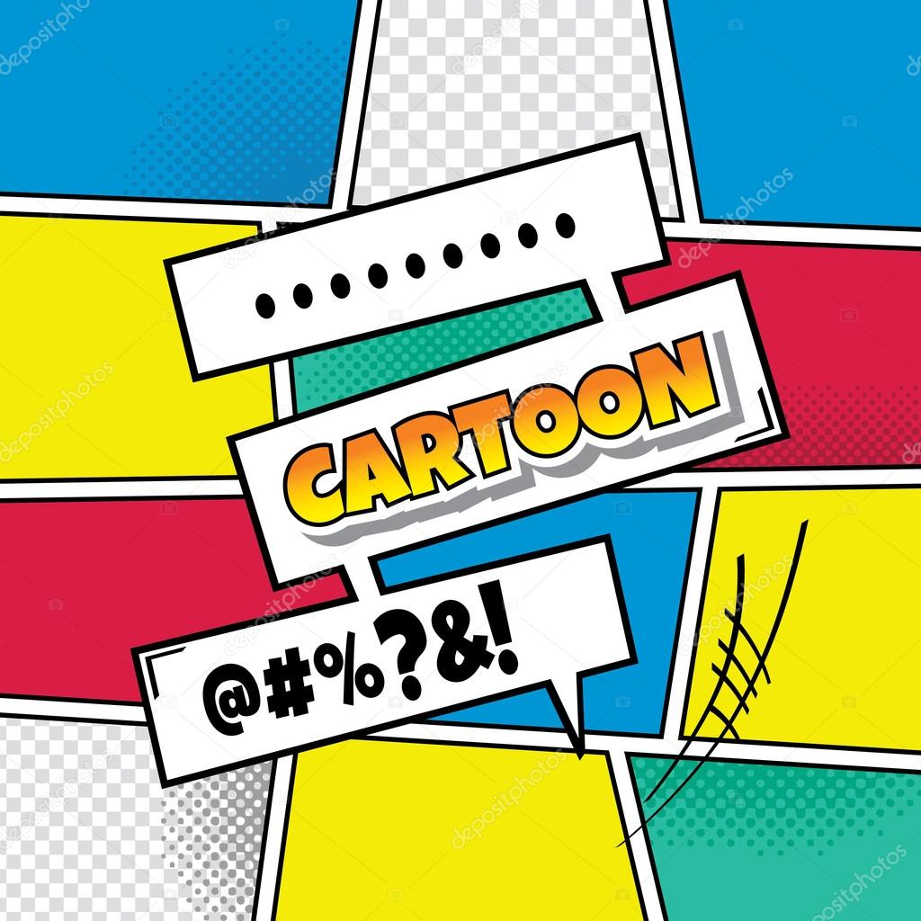 Cartoon comic book template Stock Vector Image by ©vectorfirst #111795888
