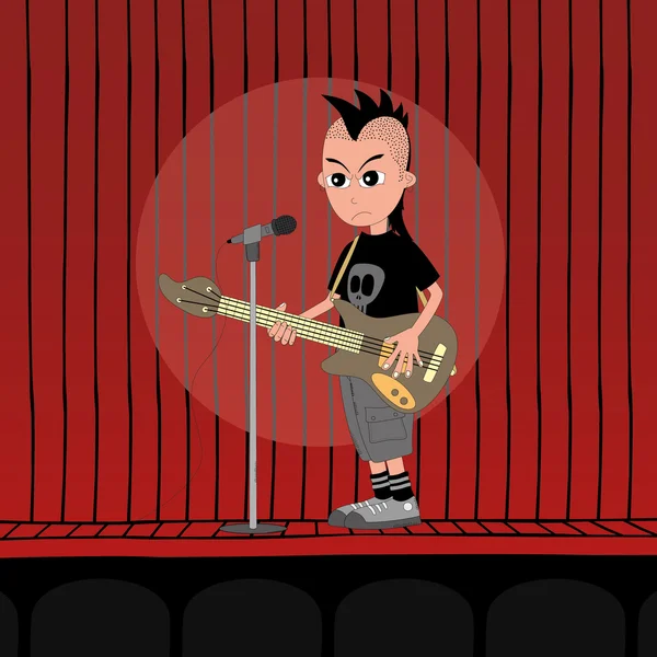 Live band boy cartoon character Stock Vector Image by ©vectorfirst ...