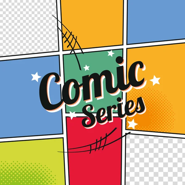 Comic book cover. Comics books title page, funny superhero magazine ...