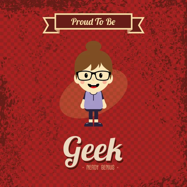 100,000 Geek girl Vector Images | Depositphotos