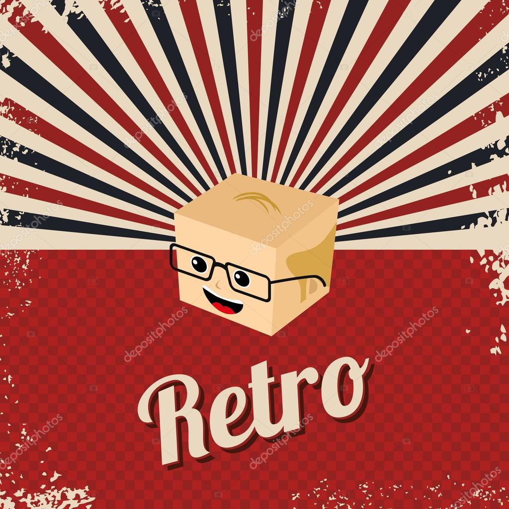 Retro cartoon character head Stock Vector Image by ©vectorfirst #65060903