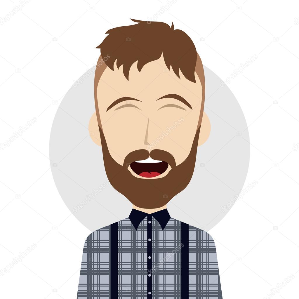 Riéndose chico de dibujos animados Vector de stock #69756477 de ...