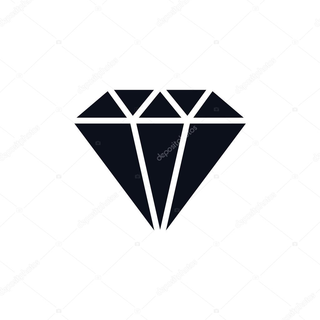 Diamond gemstone isolated Stock Vector by ©vectorfirst 69758667