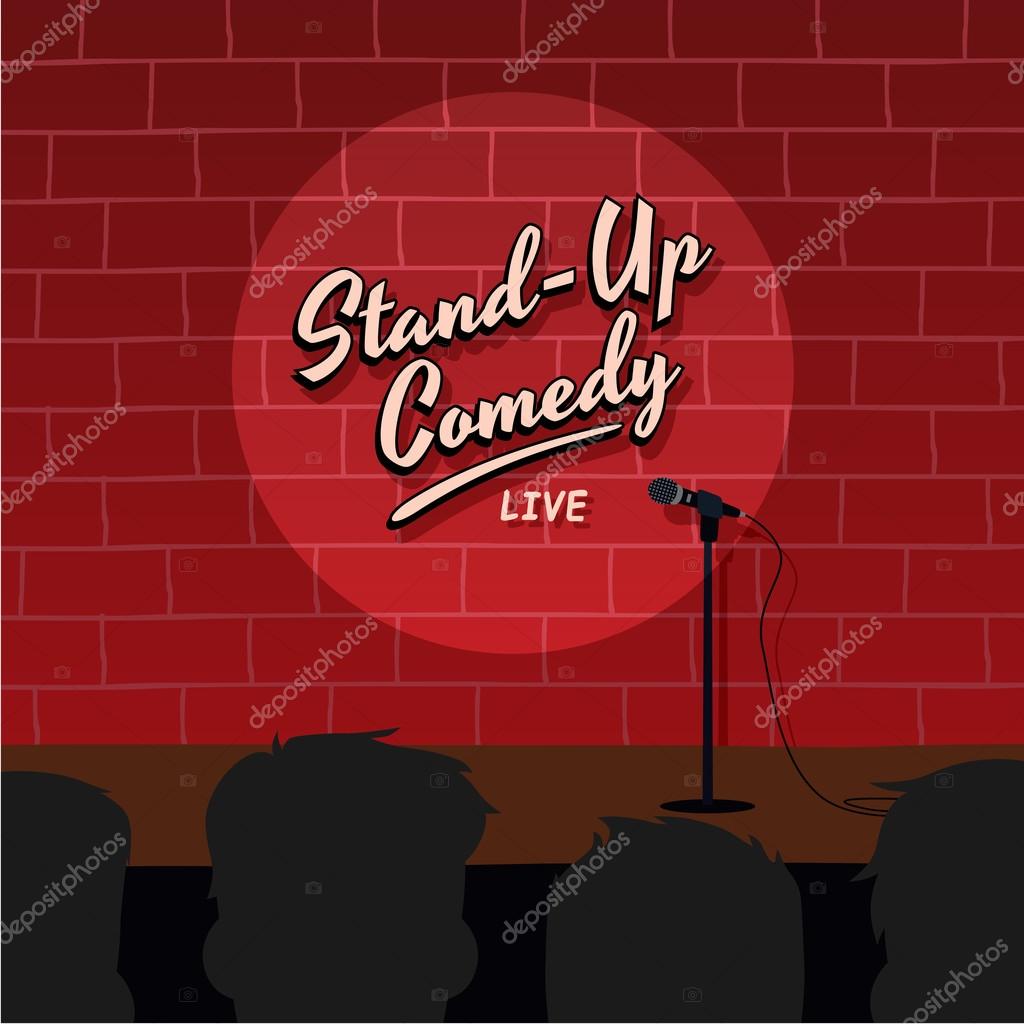 Stand up comedy stag Stock Vector by ©vectorfirst 99003116