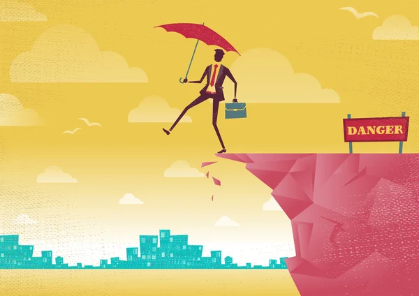 ᐈ Person walking off a cliff stock vectors, Royalty Free walk off cliff ...