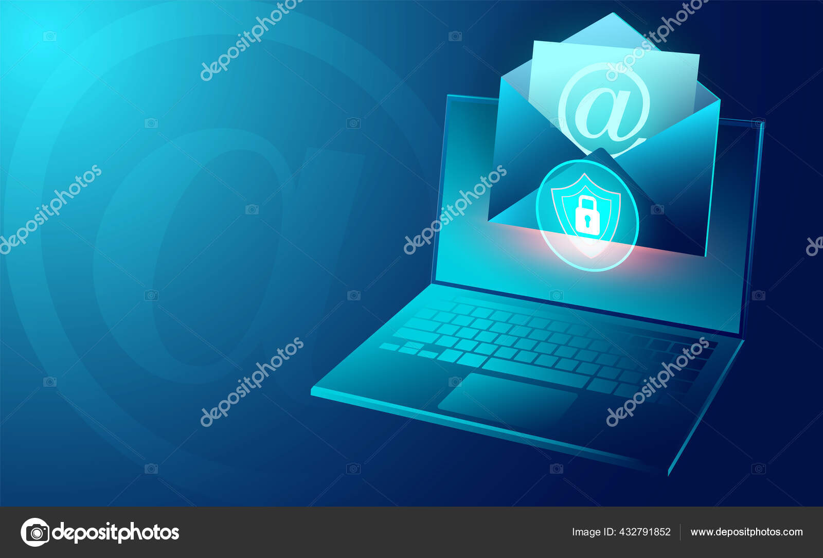 Email Service Security Electronic Mail Message Web Mail Computer Laptop ...