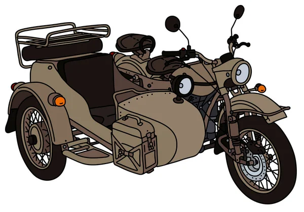 Motorcycle With Sidecar Clip Art