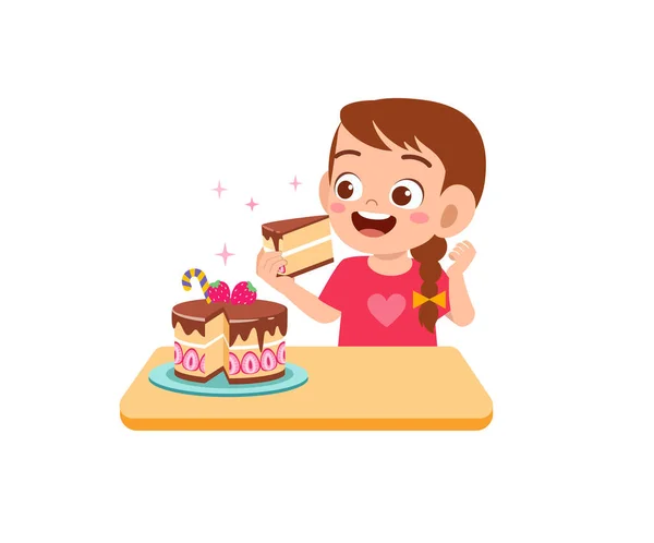 9,417,109 Niño comiendo torta Vector Images | Depositphotos