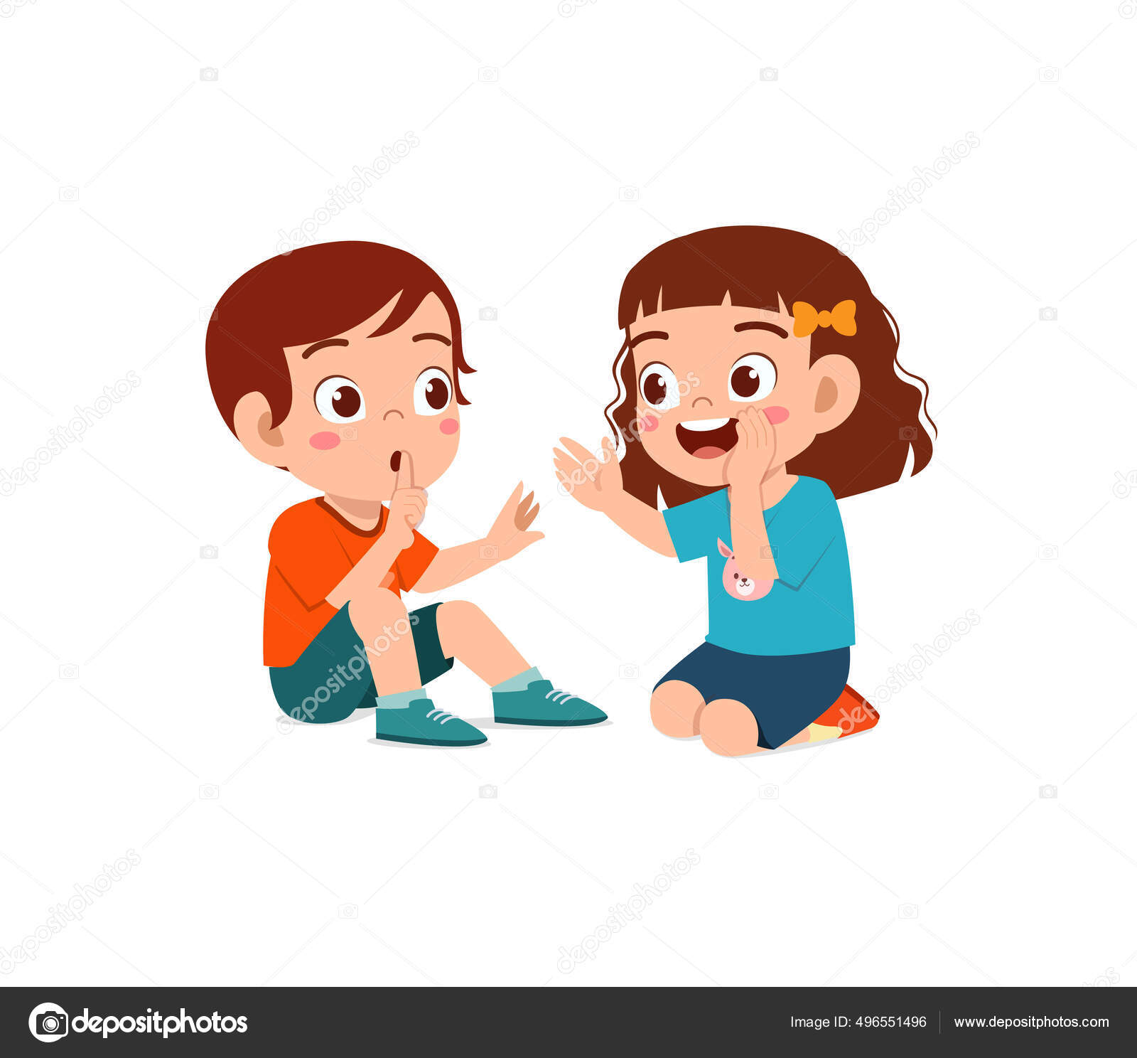 Keeping A Secret Clipart