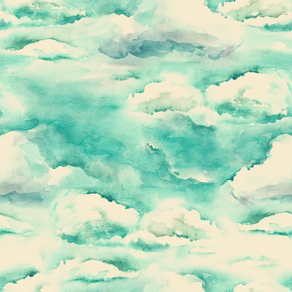 Watercolor Sky with Clouds Stock Illustration by ©M.Grau #110862370