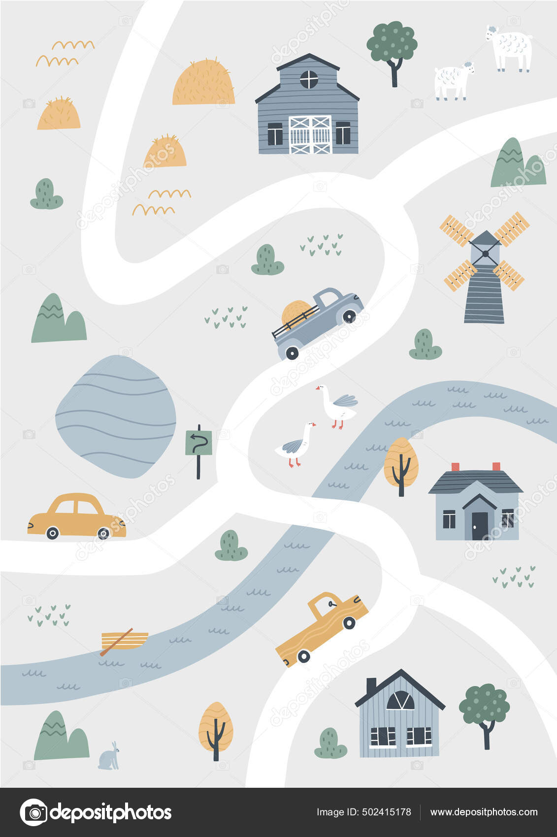 City Map For Kids In Spanish