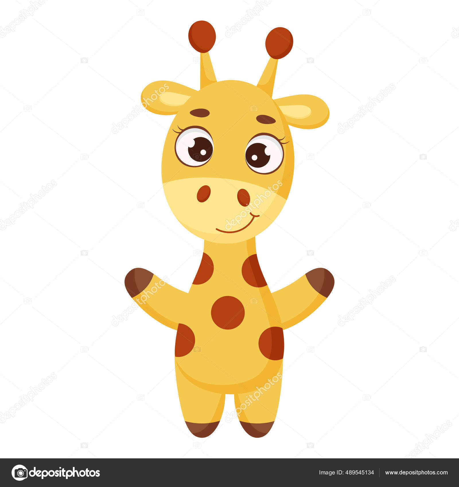 Fondo De Pantalla De Dibujos Animados De Jirafa Fondo De Pantalla De