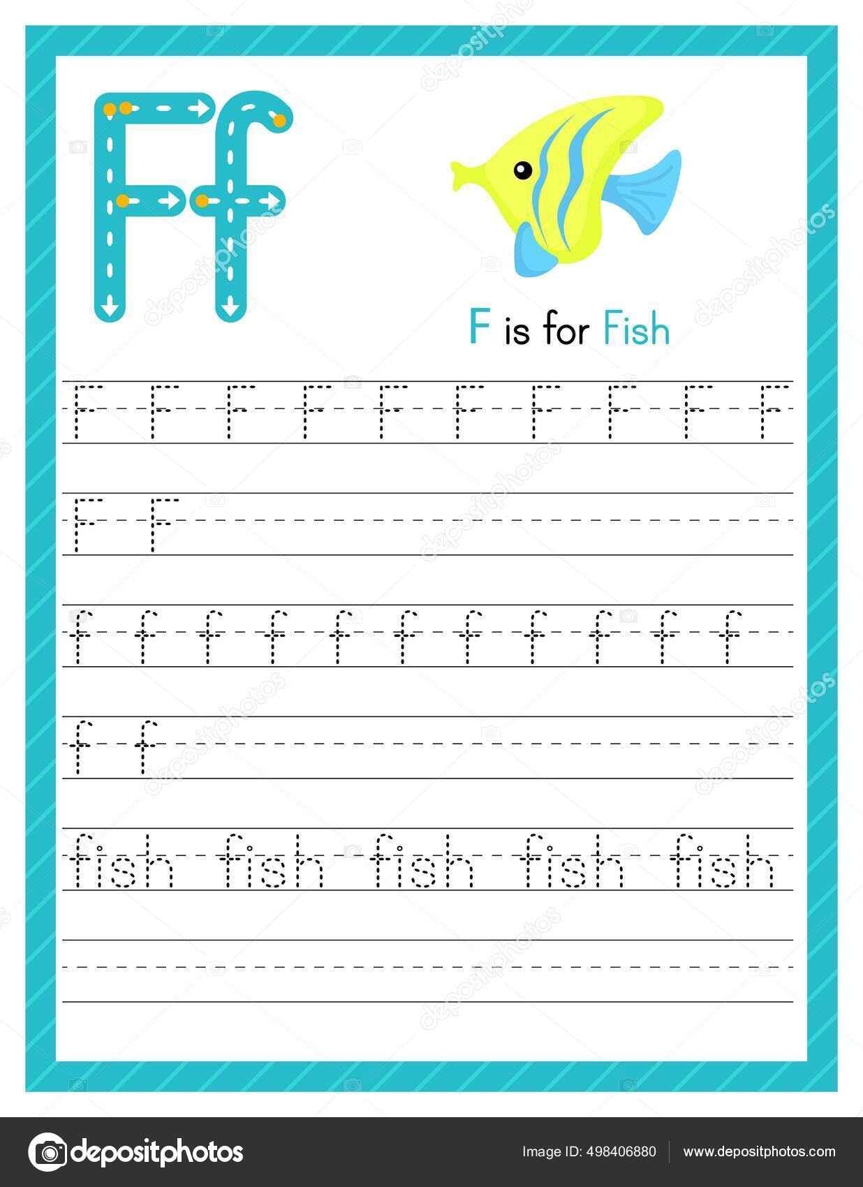 Trace Letter Uppercase Lowercase Alphabet Tracing Practice Preschool ...