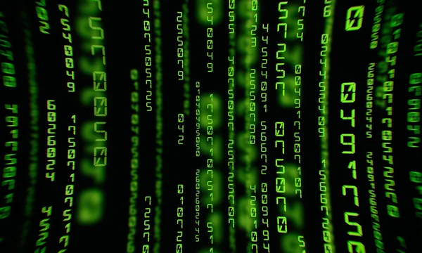 Matrix background with the green numbers — Stock Photo © MickeyCZ87 ...