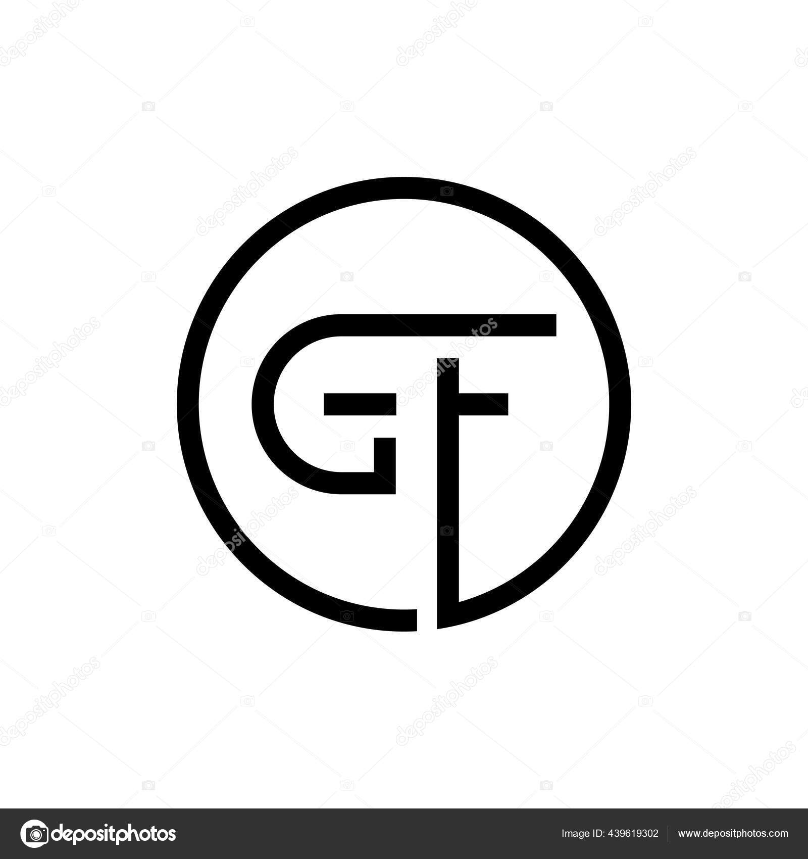 Initial Circle Letter Logo Creative Typography Vector Template Creative ...