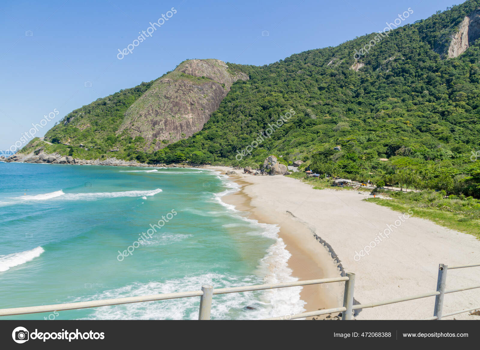 Grumari Beach West Side Rio Janeiro Brazil Stock Photo by ...