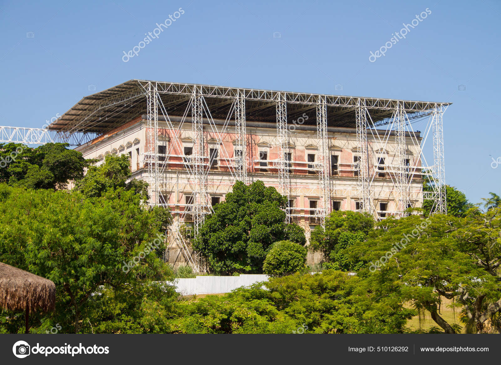 Renovation National Museum Rio Janeiro Brazil March 2021 Renovation ...