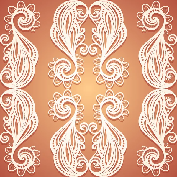 Seamless Ornate Pattern (Vector) — Stock Vector © Krivoruchko #46734389