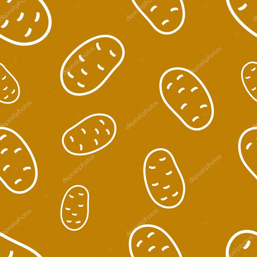 Pattern Circuit Potato Stock Vector Image by ©frostyara #52114045