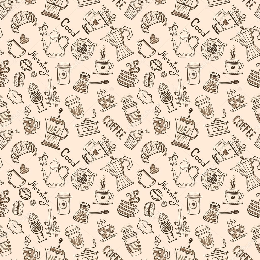 Coffee Pattern Stock Illustration by ©orfeev #61547821 Coffee Pattern Stock Illustration by ©orfeev #61547821