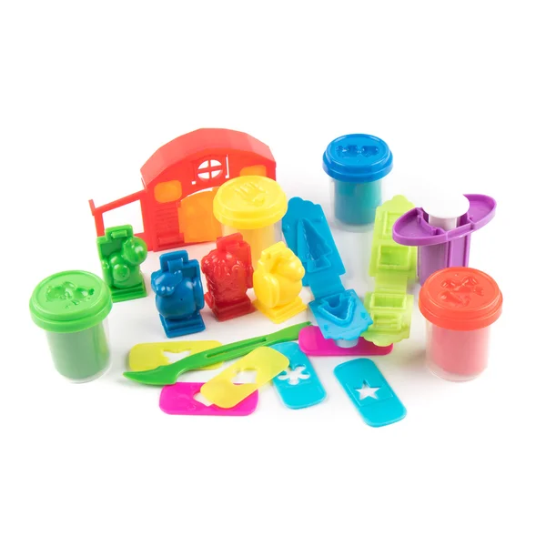 children toys. Toys collection isolated on white background — Stock ...