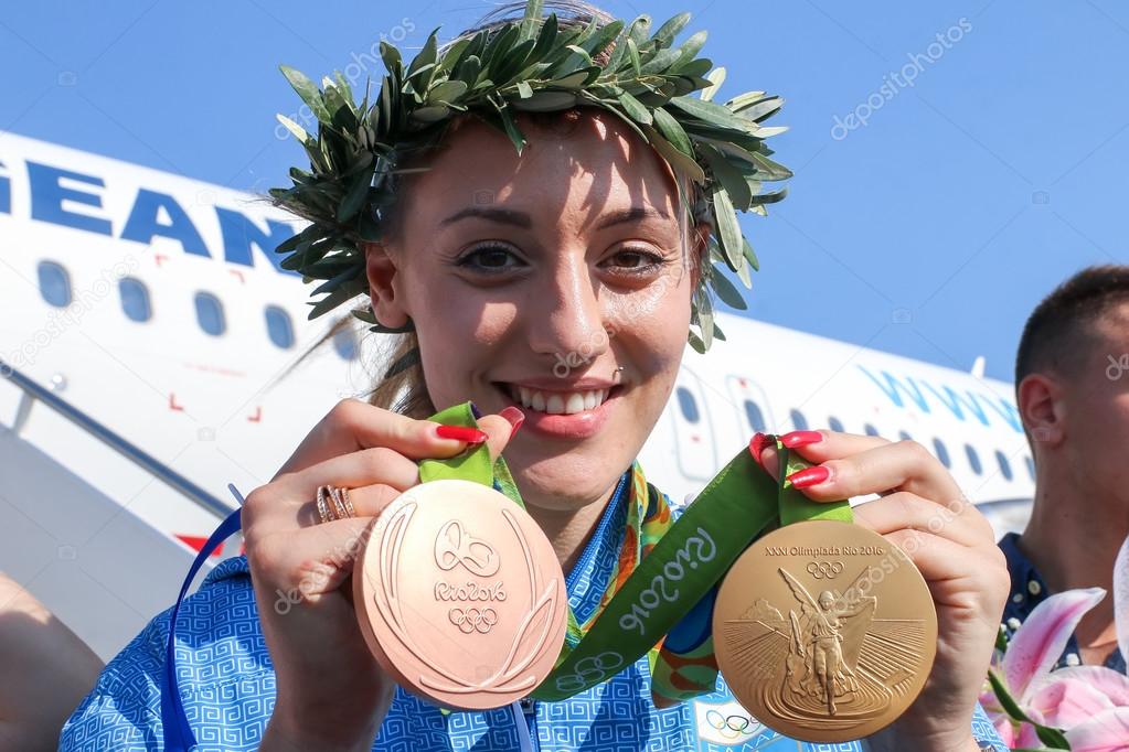 Estrella fugaz griega Anna Korakaki - Juegos Ol mpicos de R o 2024