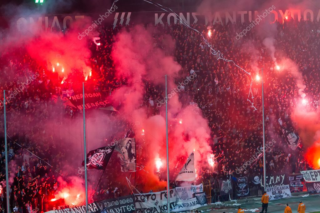 PAOK VS PANATHINAIKOS GREEK SUPERLEAGUE — Stock Editorial Photo ...