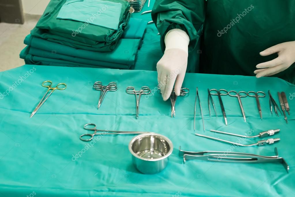 Different surgical instruments in the operating room – Stock Editorial ...