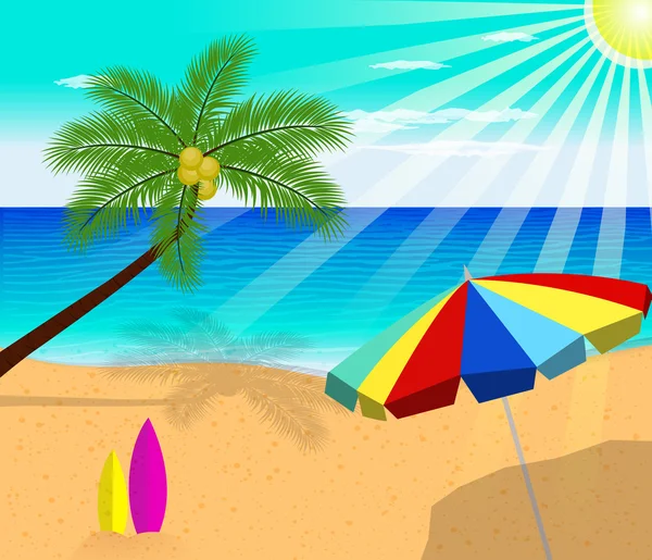 18,828,323 Sunny beach Vector Images | Depositphotos