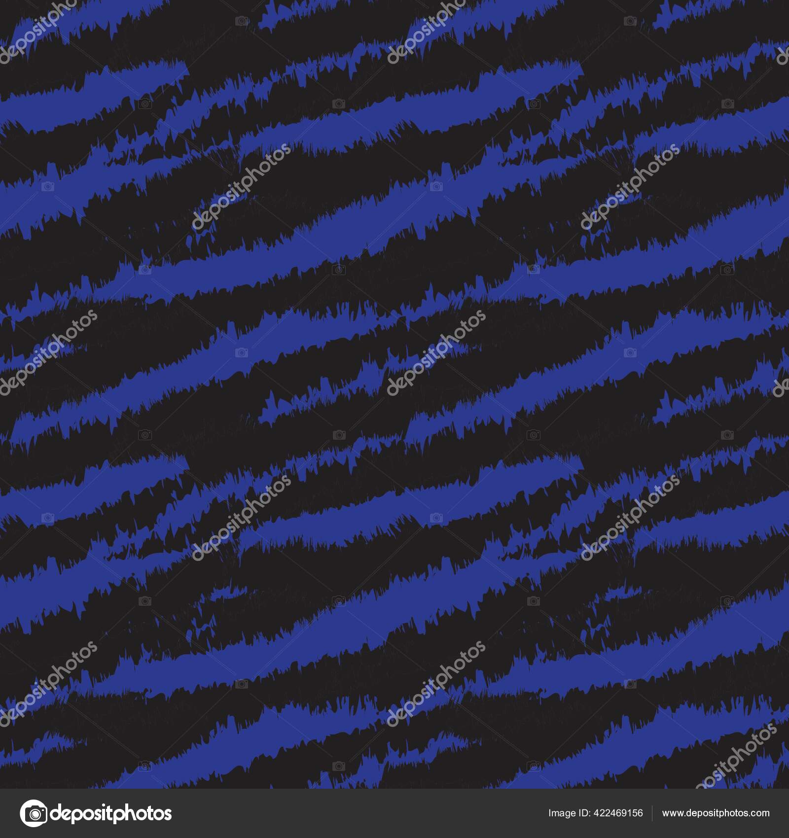 Blue Brush Stroke Fur Pattern Design Fashion Prints Homeware Graphics ...