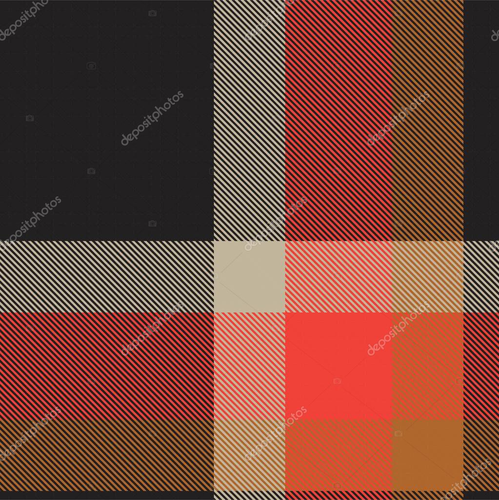 Patr n sin costura texturizado a cuadros de Orange Ombre adecuado para textiles y gr ficos de ...