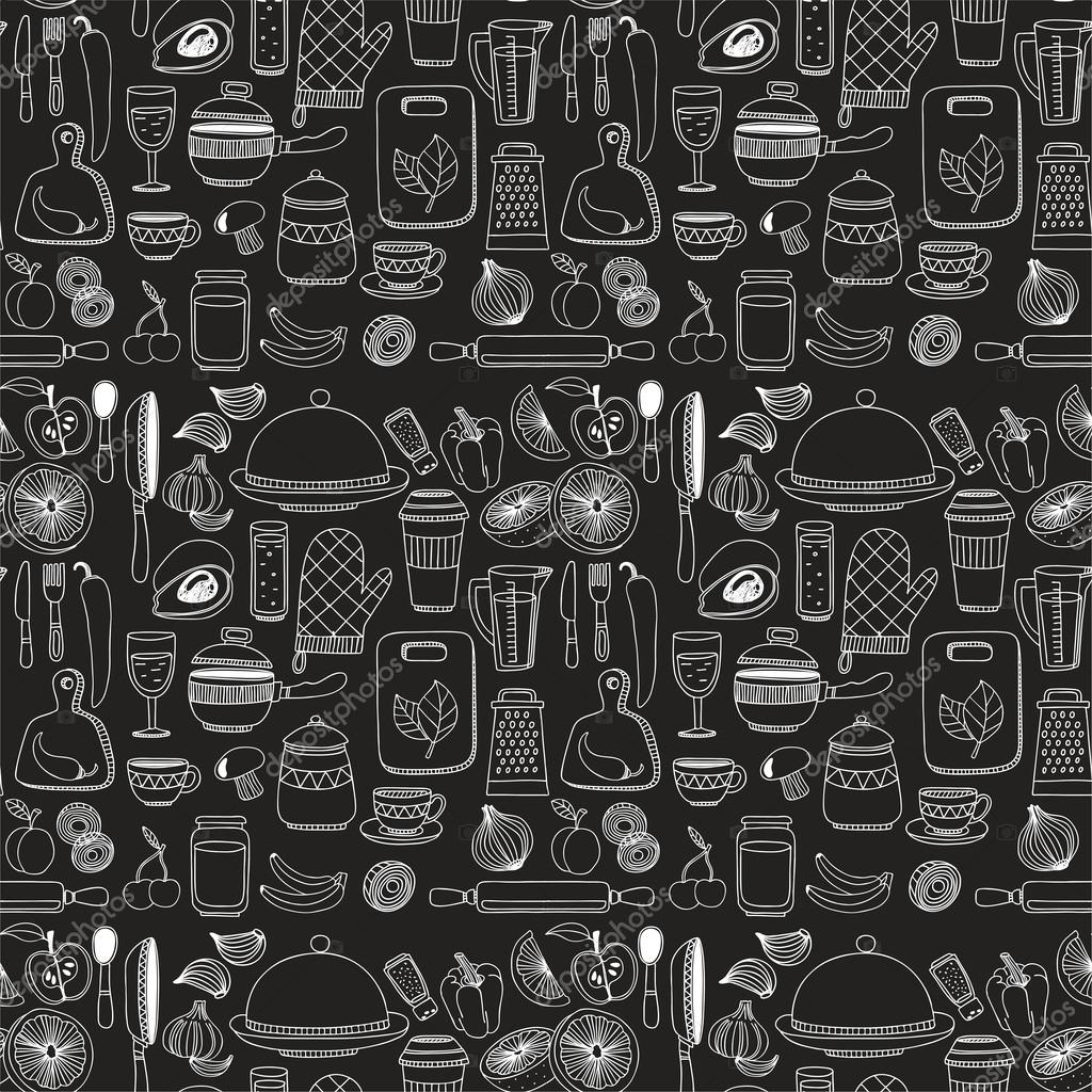 Set of hand drawn cookware. Stock Vector by ©Helen_F 104831314