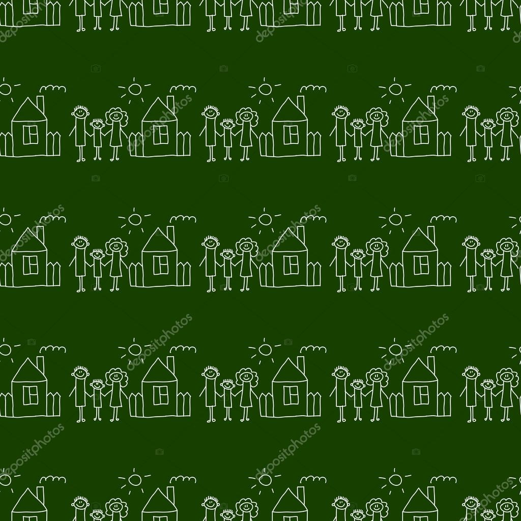 Blackboard. School. Seamless vector pattern Stock Vector Image by ...