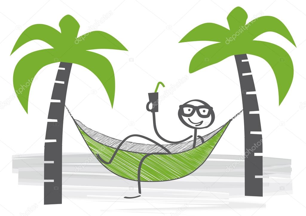 Relaxing in a hammock Stock Vector Image by ©trueffelpix #104089260 Relaxing in a hammock Stock Vector Image by ©trueffelpix #104089260